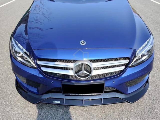 Mercedes W205 AMG Brabus Front Lip Bumper Bodykit - Car Accessories ...