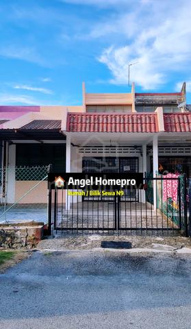 1-storey Terraced House for Rent, 3 Bedroom, 1400 sq.ft, Seremban ...
