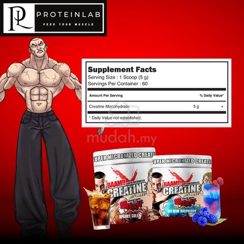 BAAM!! Creatine Super Micronized Max ATP x Jack Ha - Health & Beauty ...