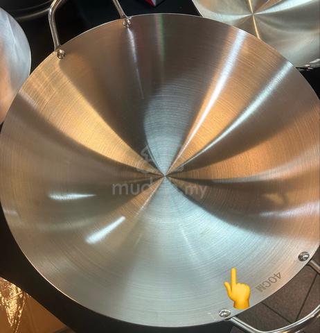 40cm Mitsuko Big Stainless Steel Cooking Wok - Home Appliances ...