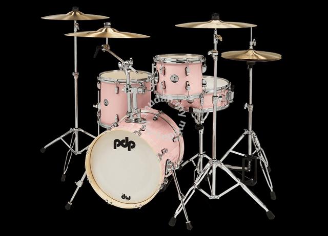 DW PDP New Yorker 4Pc Drum Set - Pale Rose Sparkle - Music Instruments ...