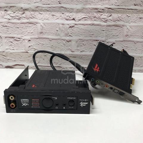 Creative Sound Blaster X-Fi Titanium Fatal1ty card - Computers ...