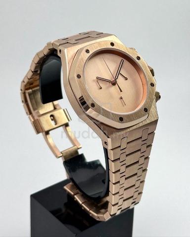Custom Seiko Mod 42mm Sterile Rose Gold AP Chronog - Watches & Fashion ...