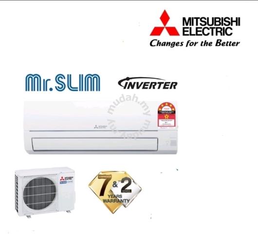Mitsubishi 2.5hp INVERTER air cond free install - Home Appliances & Kitchen for sale in Pasir ...
