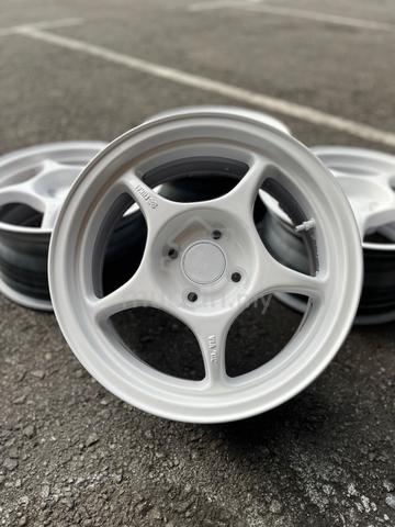 15 Enkei RPO1 Sport Rim + Tayar Myvi Vios Alza - Car Accessories ...