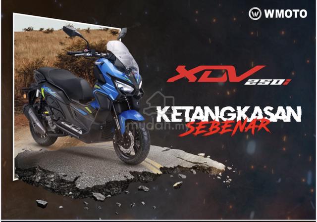 WMoto XDV250i / FreeDelivery FreeGift xmax adv - Motorcycles for sale in Senai, Johor
