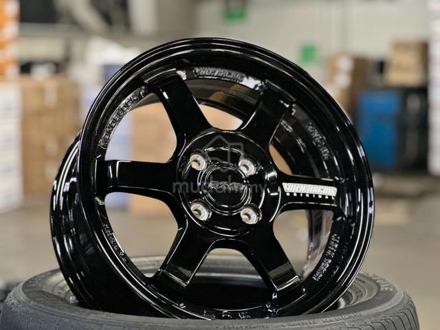 NEW 15 AOW TE37 Black Rim NBox Tank Axia Bezza - Car Accessories & Parts for sale in Shah Alam ...