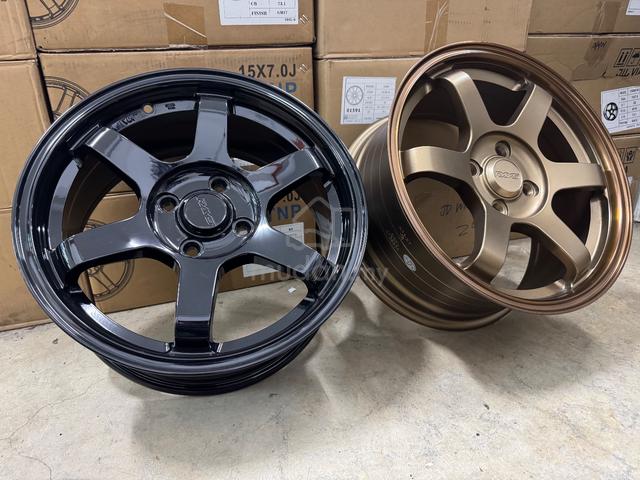 Sport rim baru 15 TE37 SL myvi city vios city saga - Car Accessories ...