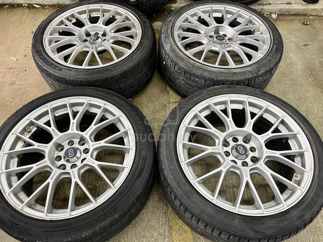 Rim second 17 Enkei PFM1 siap tayar persona livina - Car Accessories ...