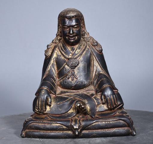 Tibetan bronze statue of Marpa Guru Buddha - Hobby & Collectibles for ...