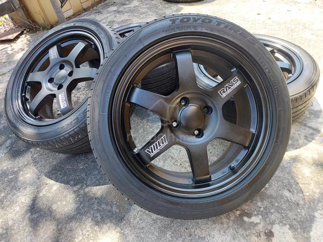 Rim 16inci VOLK TE37 Siap tayar MYVI VIOS - Car Accessories & Parts for ...