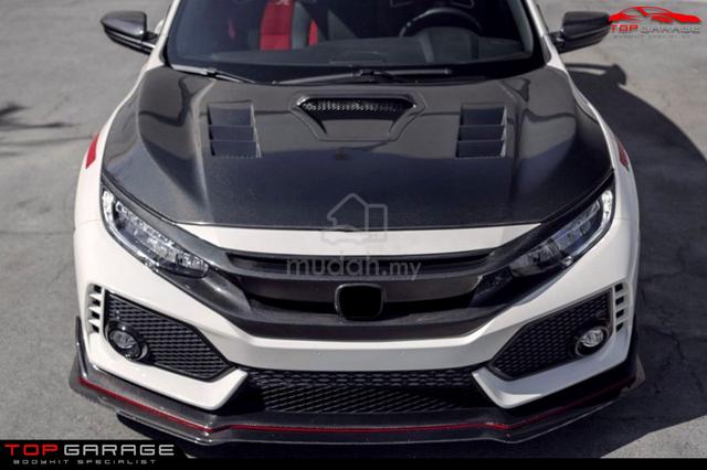 Civic Fc Type R JS Front hood Bodykit Body kit - Car Accessories ...