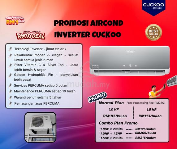 AIRCOND Inverter Cuckoo PROMO (Rental) AX8D41 - Home Appliances ...