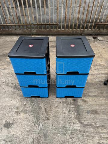 3 Tier Laci Plastic Drawer Rack Cabinet - Furniture & Decoration for ...