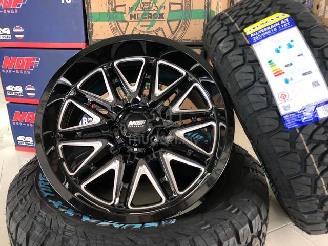 18 inc 4x4 MOF WHEELS & 265 60 18 Sumaxx AT Tayar - Car Accessories ...