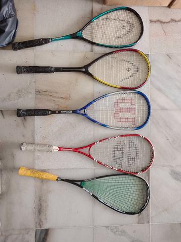 Squash raket technifibre Dunlop Wilson head head p - Sports & Outdoors ...