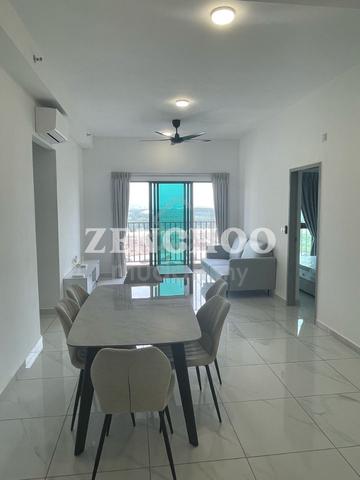 Service Residence for Rent, 3 Bedroom, 1044 sq.ft, Sinaran Residences ...