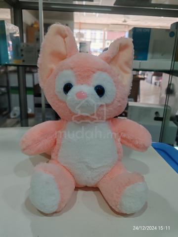 very Cute Pink Fox Flush Toy Plushie - Hobby & Collectibles for sale in ...