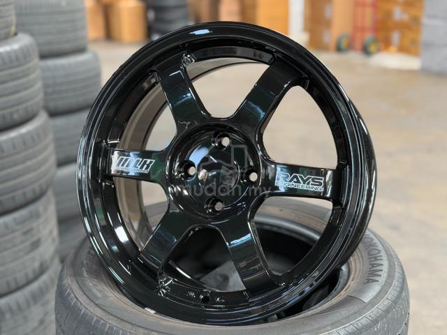 NEW 16 RS TE37 Rim Myvi Jazz Vios City Yaris Saga - Car Accessories ...
