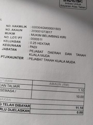 Agricultural Land for Sale, 0.7 Acre(s), Kuala Nerang, Kedah | Mudah.my