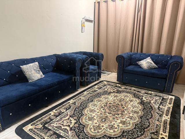Sofa 1 set (Baldu Biru) - Furniture & Decoration for sale in Bangi ...