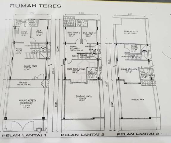 2.5 Storey Terrace house at Raja Uda near Bagan Ajam and Butterworth ...