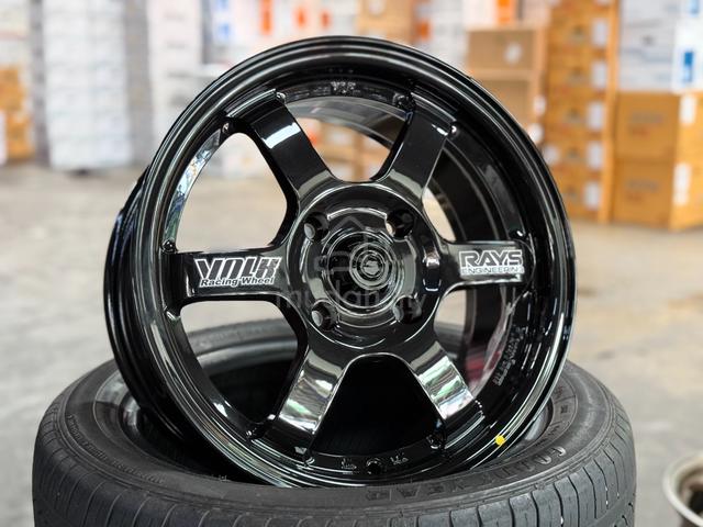 NEW 15 ULF TE37 Rim Iriz Saga Persona Satria Neo - Car Accessories ...