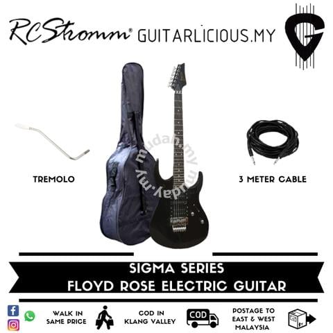 SIGMA Series Floyd Rose Electric Guitar - Black - Music Instruments for ...