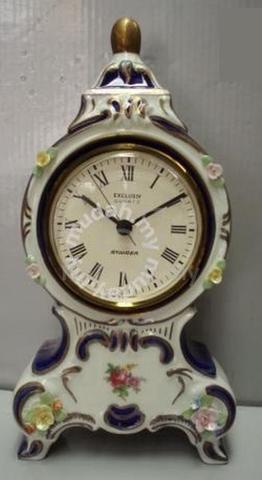 Atlanta Porcelain Quartz Table Clock - Watches & Fashion Accessories ...