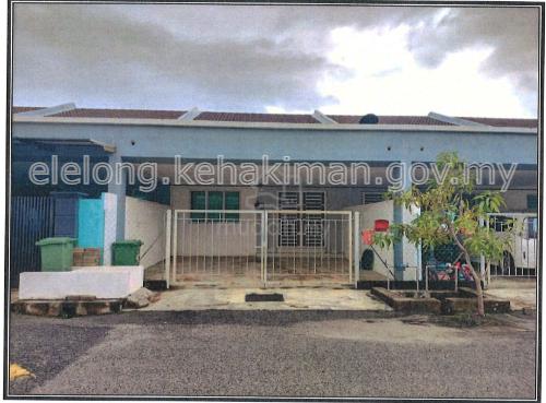 1-storey Terraced House for Auction, 3 Bedroom, 1485 sq.ft, Kuantan ...