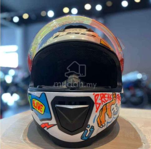 LS2 FF802 Vibes White MOTORCYCLE HELMET - Motorcycle Accessories ...