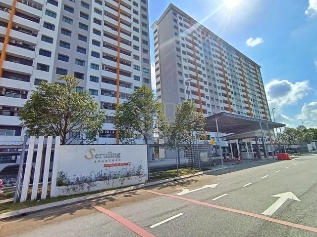 Apartment for Sale, 3 Bedroom, 1000 sq.ft, Seruling Apartment, Bandar ...