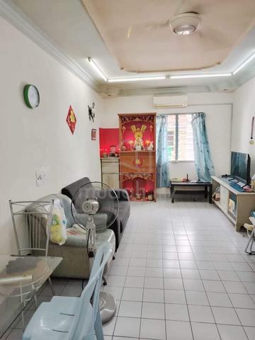 Flat for Sale, 3 Bedroom, 850 sq.ft, Rumah Pangsa Permas Jaya, Permas ...
