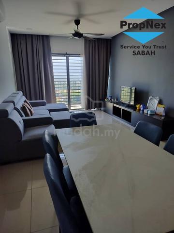 Condominium for Rent, 3 Bedroom, 1160 sq.ft, Kingfisher @ Inanam ...