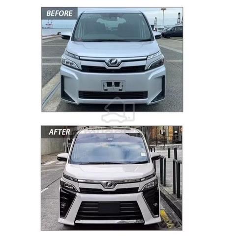 Toyota Voxy Front Bumper KIRAMEKI Style - Car Accessories & Parts for ...