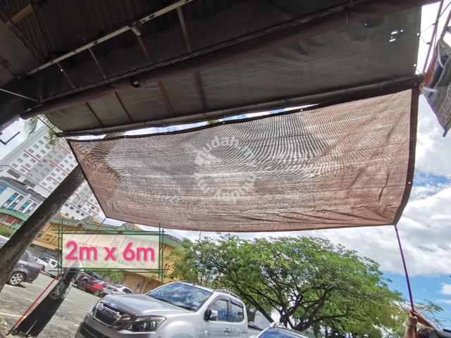 Shading net ( brown - tebal ) 2m x 6m / sun shade - Garden Items for ...