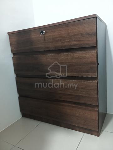 Drawer 4 layer lock key drawer 4 layer - Furniture & Decoration for ...
