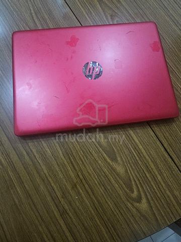 like new hp laptop 14 red hardly used - Computers & Accessories for sale in Selayang, Selangor