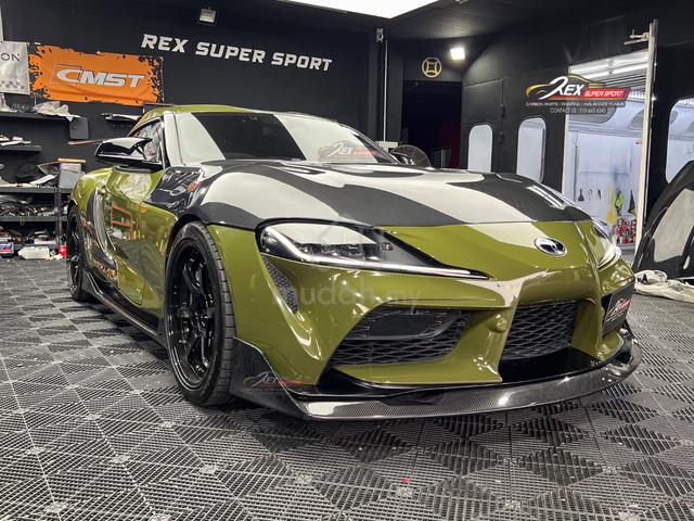 Toyota Supra A90 Front Lip AIM Max Varis Carbon - Car Accessories ...