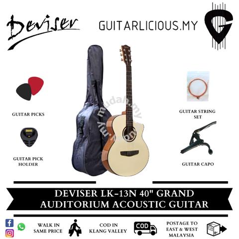 Deviser 40" Grand Auditorium Acoustic Guitar LK13N - Music Instruments ...