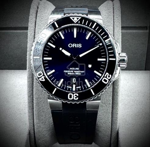 Preowned ORIS AQUIS 300M “Blue Dial” - Watches & Fashion Accessories ...