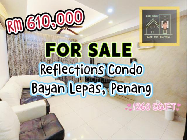 Condominium for Sale, 3 Bedroom, 1260 sq.ft, Reflections Condominium ...