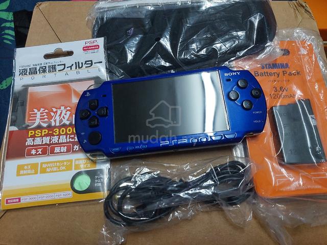 Psp 2k custom biru/hitam - Games & Consoles for sale in USM, Penang