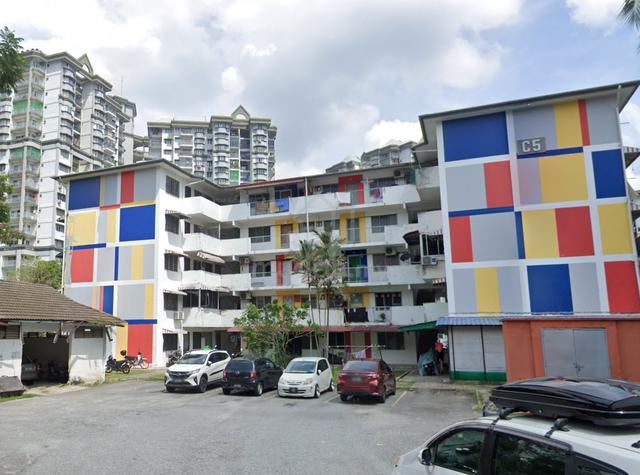 Flat for Rent, 2 Bedroom, 527 sq.ft, Seksyen 2 Wangsa Maju Flat, Wangsa ...