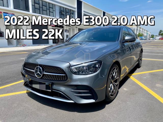 MILES 22K 2022 Mercedes Benz E300 2.0 AMG - Cars for sale in Johor ...