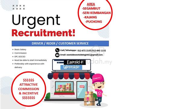 despatch motor/car - Jobs available in Segambut, Kuala Lumpur