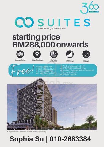 New Condominium for Sale, 1 Bedroom, 421 sq.ft, Boulevard 360 Bundusan ...