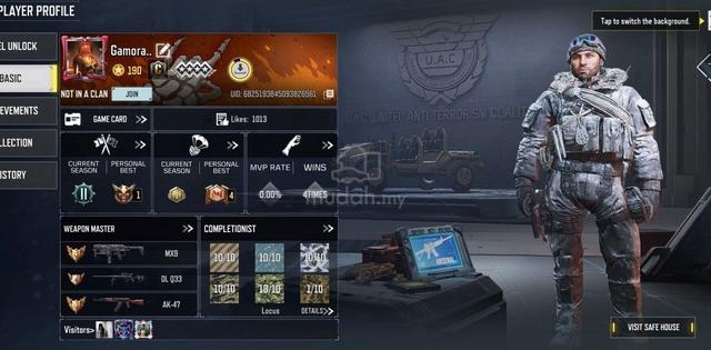 Mythic Fennec Codm Account - Games & Consoles for sale in Benut, Johor