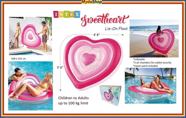INTEX SWEETHEART Swim Pool Lie-On Float. Pelampung - Sports & Outdoors for sale in Selayang ...