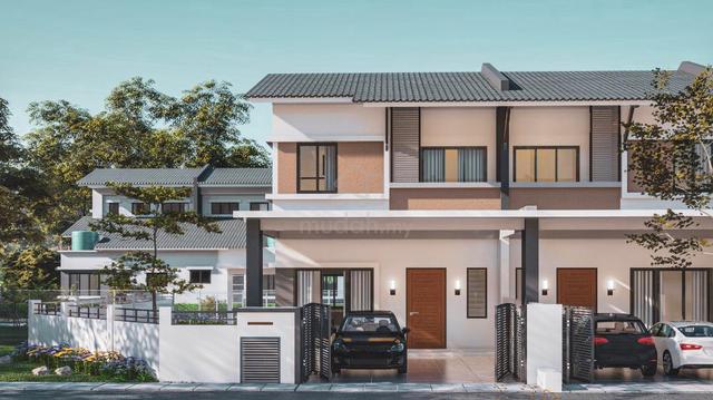 New 2-storey Terraced House for Sale, 3 Bedroom, 2604 sq.ft, Kuala ...